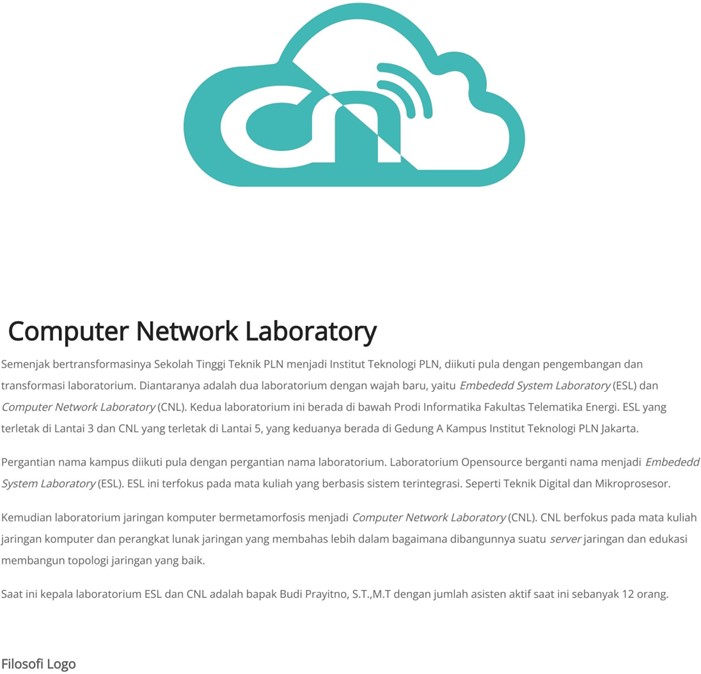 Computer Network Laboratory – Fakultas Telematika dan Energi