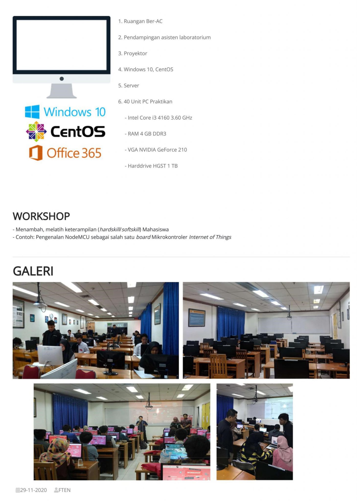 Embedded System Laboratory – Fakultas Telematika dan Energi